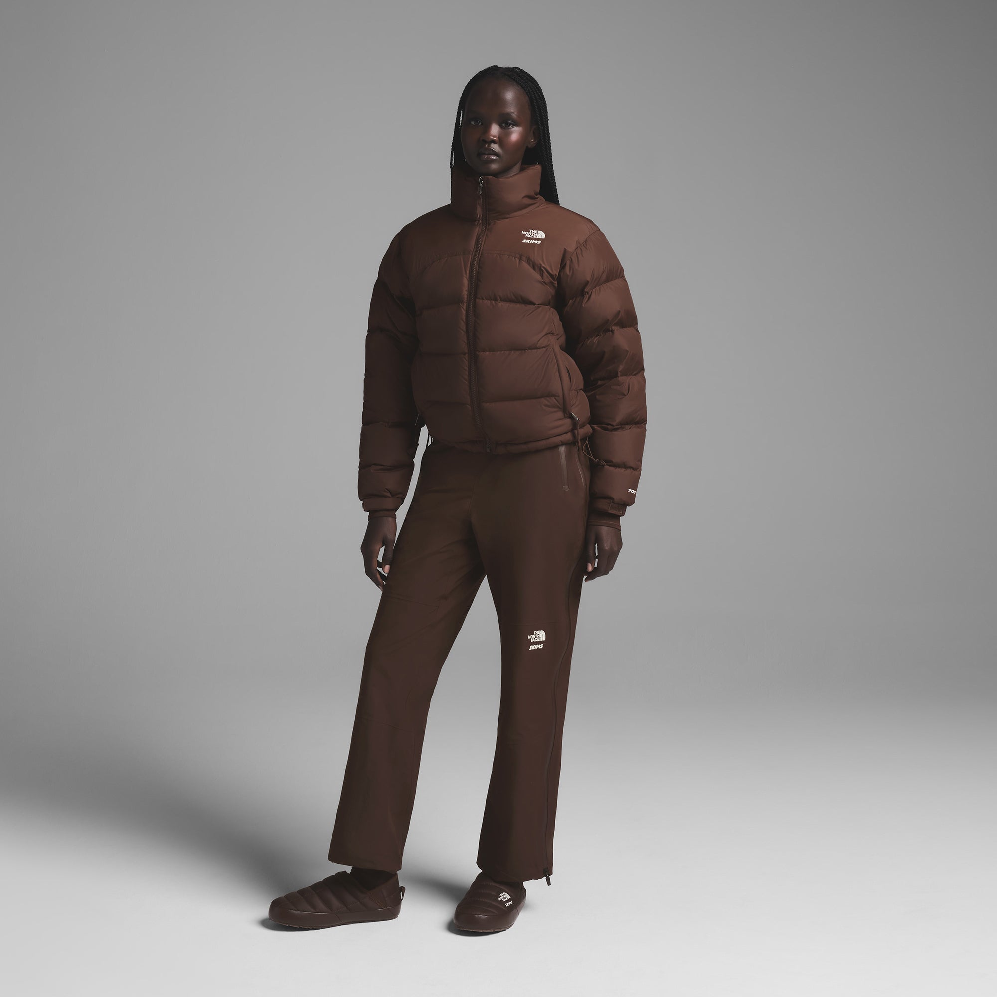 THE NORTH FACE X SKIMS 2000 RETRO NUPTSE JACKET | COCOA THE NORTH FACE X SKIMS 2000 RETRO NUPTSE JACKET | COCOA