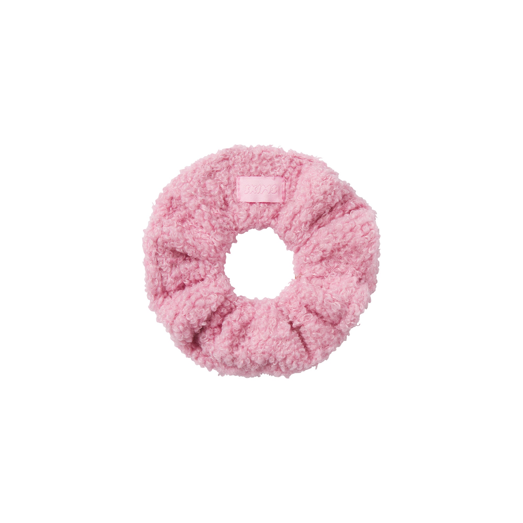 GETTING READY ACCESSORIES TEDDY AND NYLON SCRUNCHIE 2 PACK BUBBLE GUM