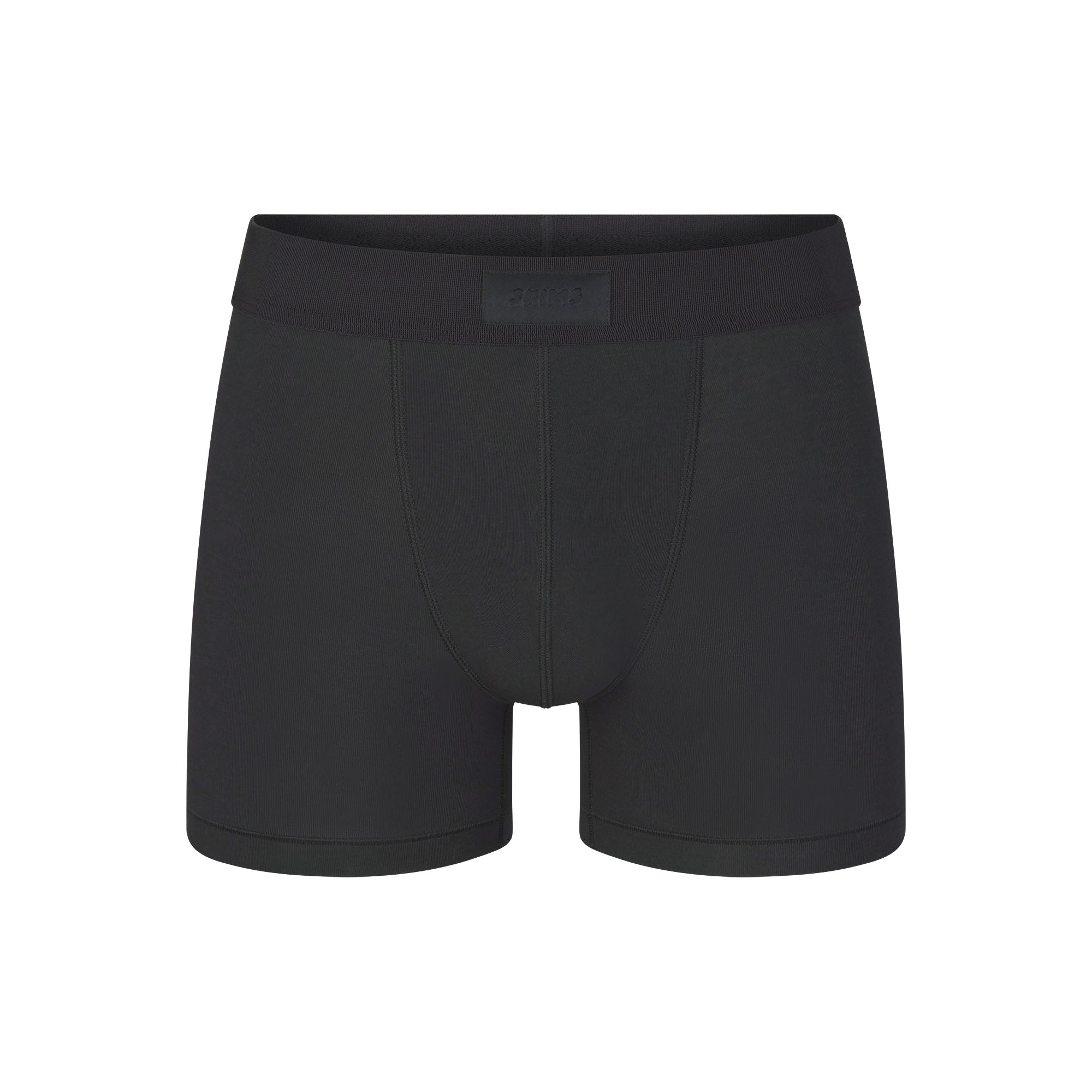 SKIMS COTTON MENS 3 BOXER BRIEF 3 PACK ONYX