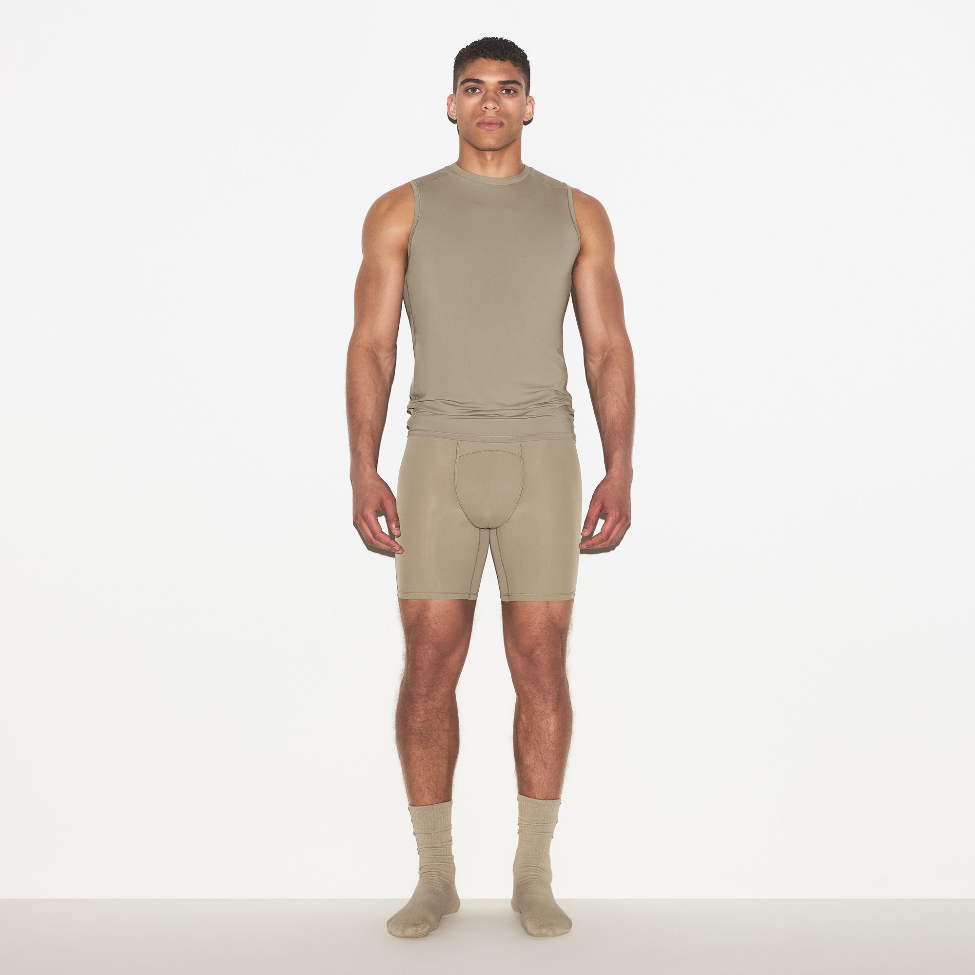 SKIMS FLEX MENS MUSCLE TANK | DUNE